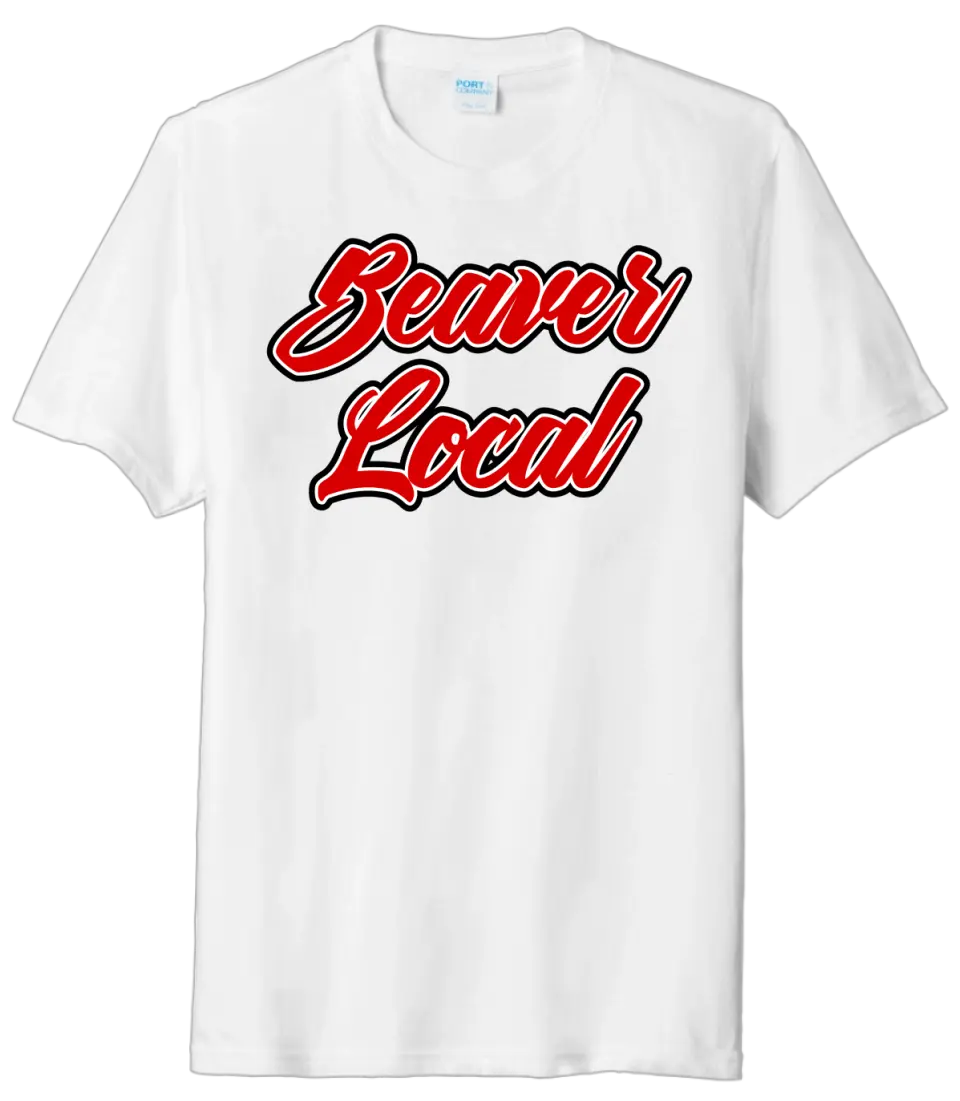 Beaver Local Thick Script Tri-Blend Tee – Ohio Valley Clothing