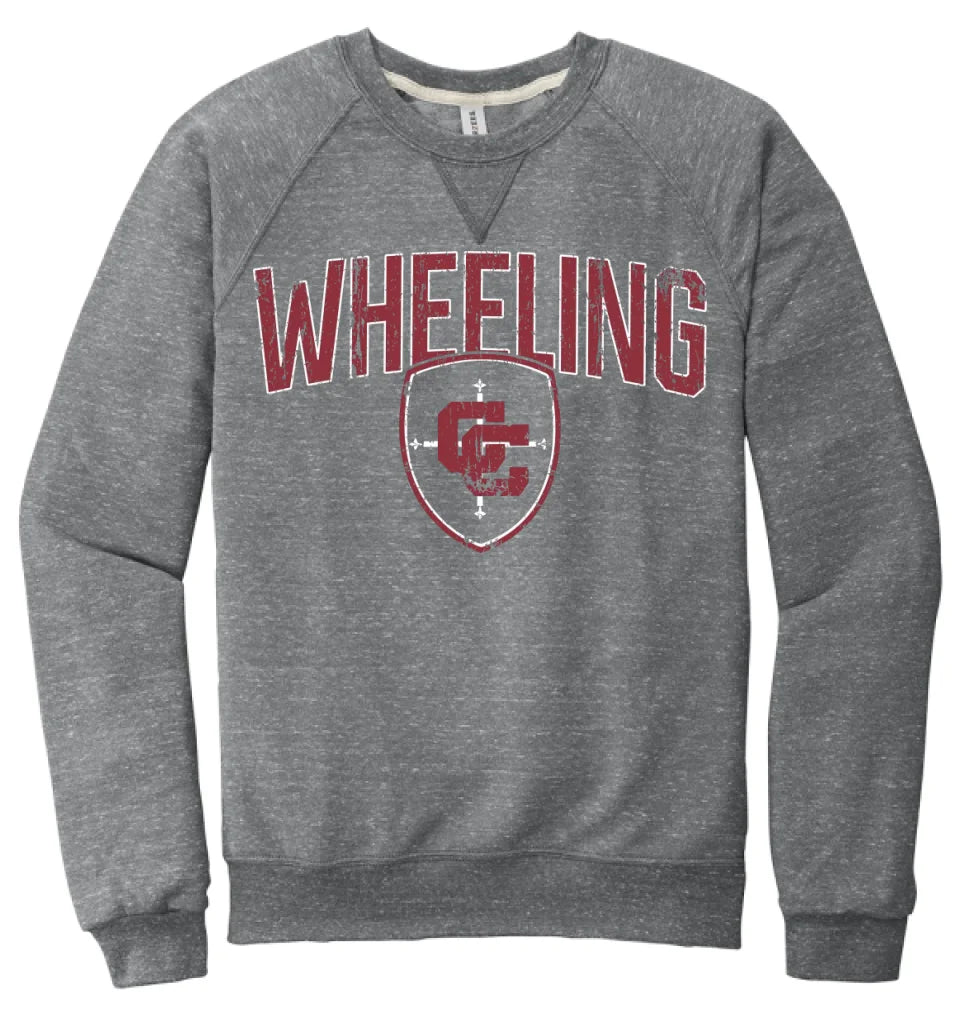 Wheeling Central Catholic 2024 100 Jerzees Snow Heather French Terry R ...