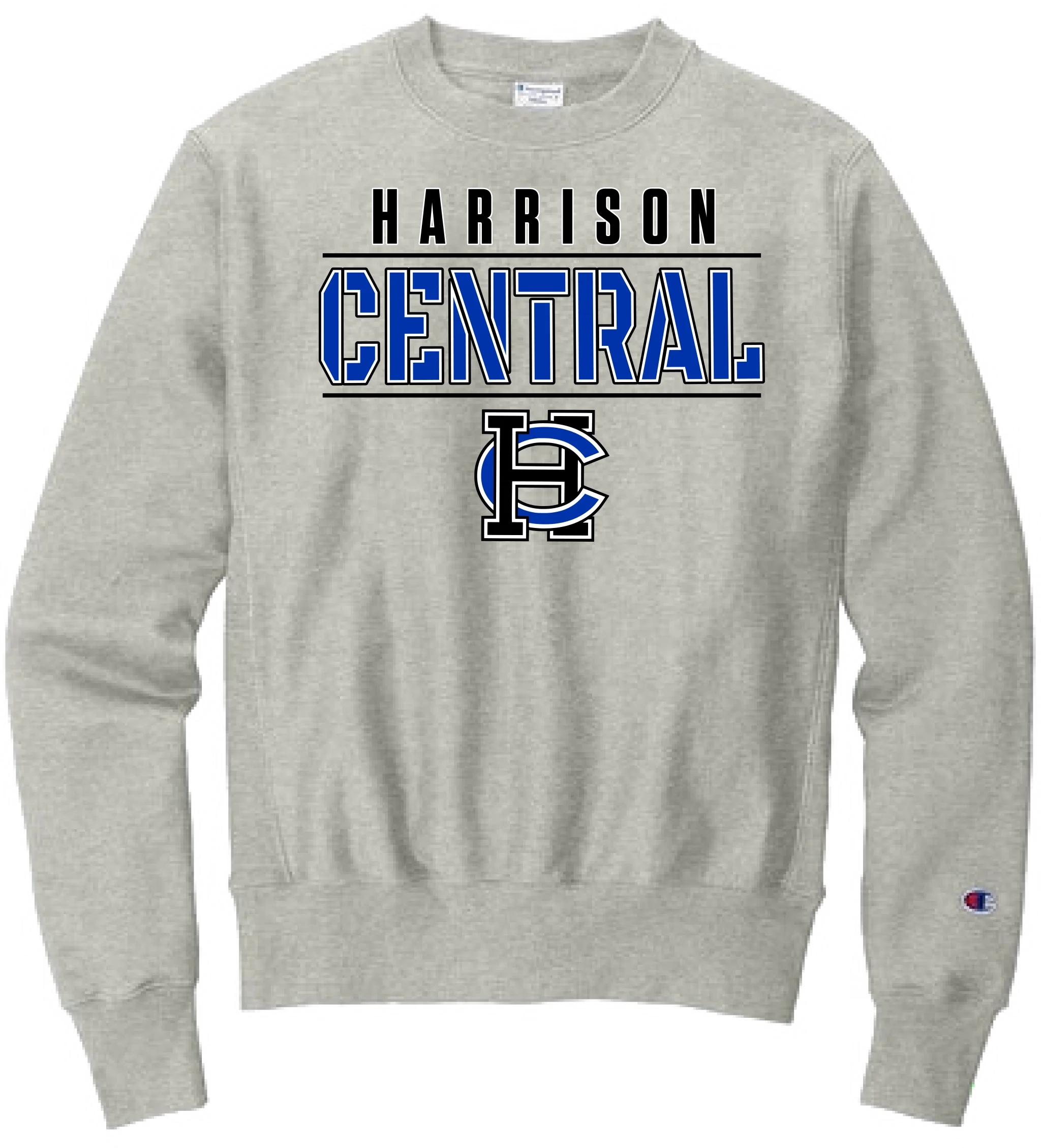 Harrison Central Stencil Champion Reverse Weave Crewneck – Ohio Valley ...